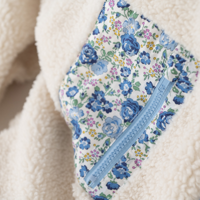 Fleece | Sage Trimmed with Liberty Fabrics – FLARRS